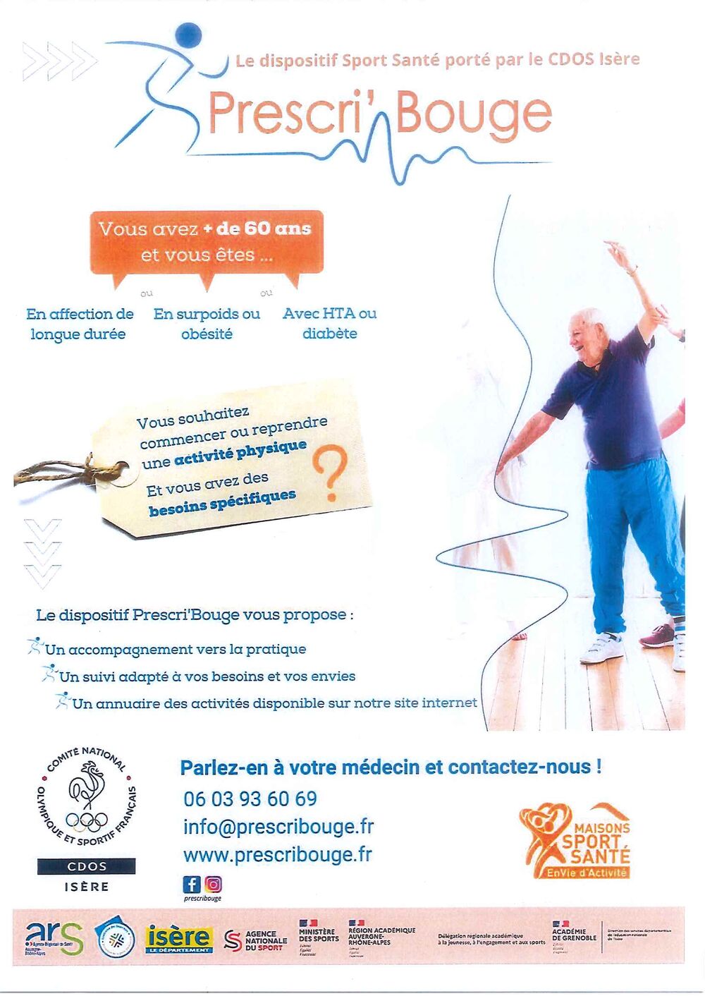 Prescri'Bouge Le dispositif Sport Santé porté par le CDOS Isère - Commune de Val-de-Virieu