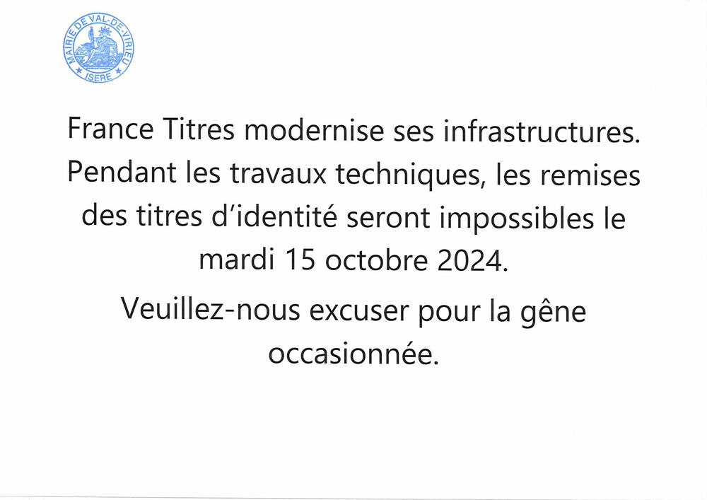 France Titres modernise ses infrastructures. Pendant les travaux ...